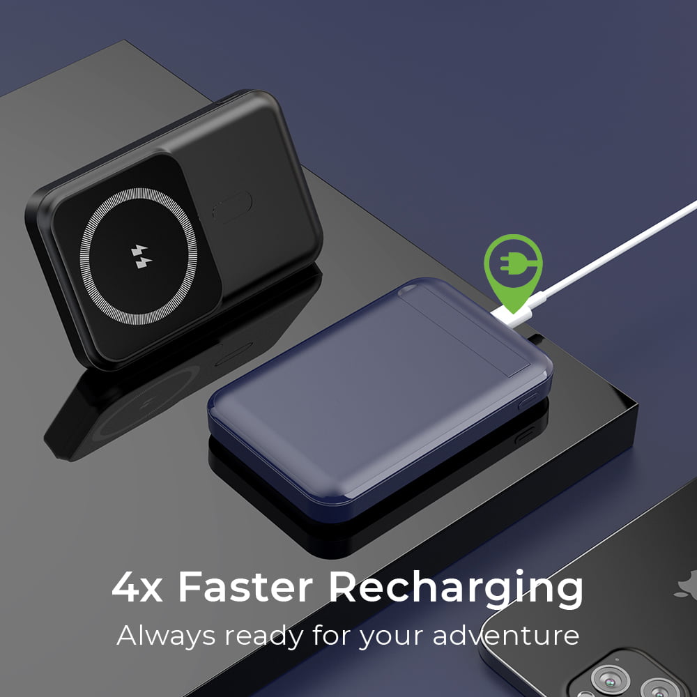 CURIO 20W Powerbank - MagSafe Wireless Charger with Foldable Stand | Charby