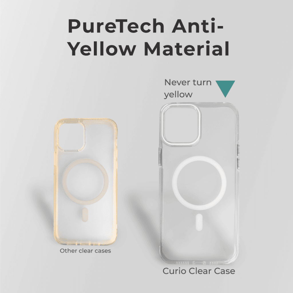 MagSafe Clear Case for iPhone | PureTech Anti-Yellow
